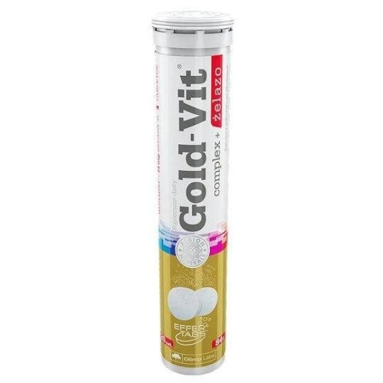 Popmart - Olimp Labs - Gold-Vit Complex+Iron(20აბი)(ფორთოხალი)