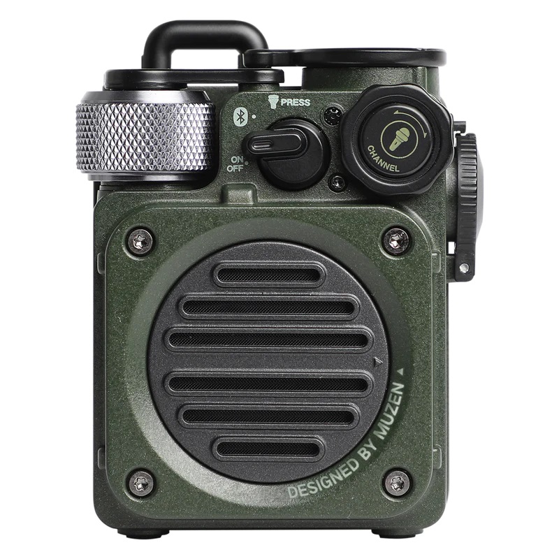 Popmart - MUZEN Wild Mini Rugged Outdoor Portable Bluetooth Speaker-Green
